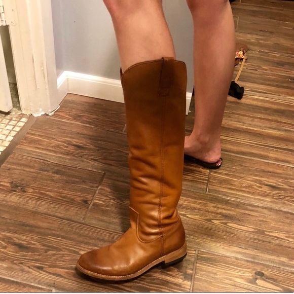 Shoes | Authentic Tan Leather Riding Boots | Poshmark